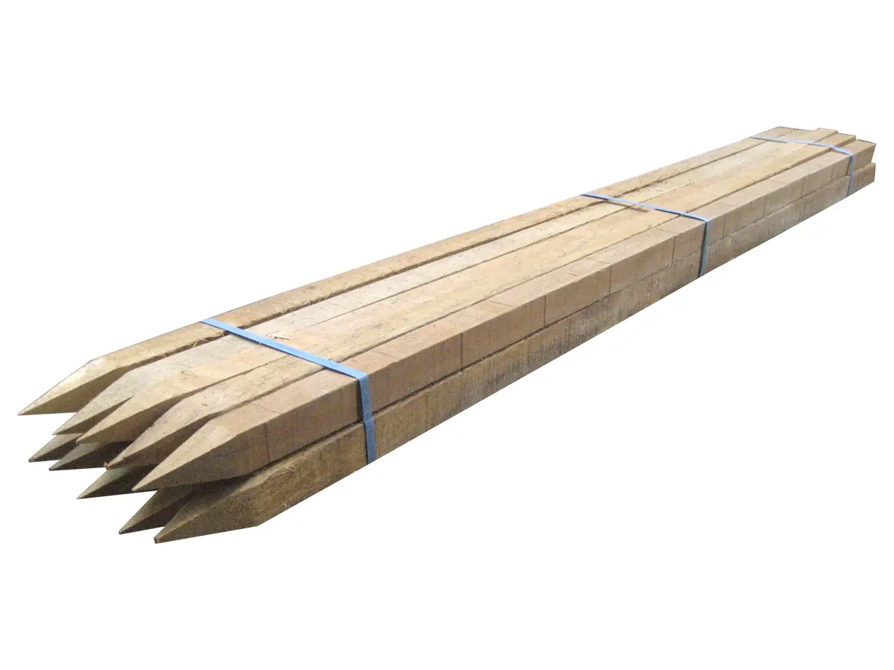 Treated H4 Pine Stakes Rounded 2.4m x 75mm Ø - Advance Landscape Systems